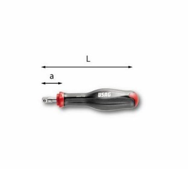 "Odvijač nasadni prihvat 1/4"" dužina 130 mm 243 C 1/4” USAG"