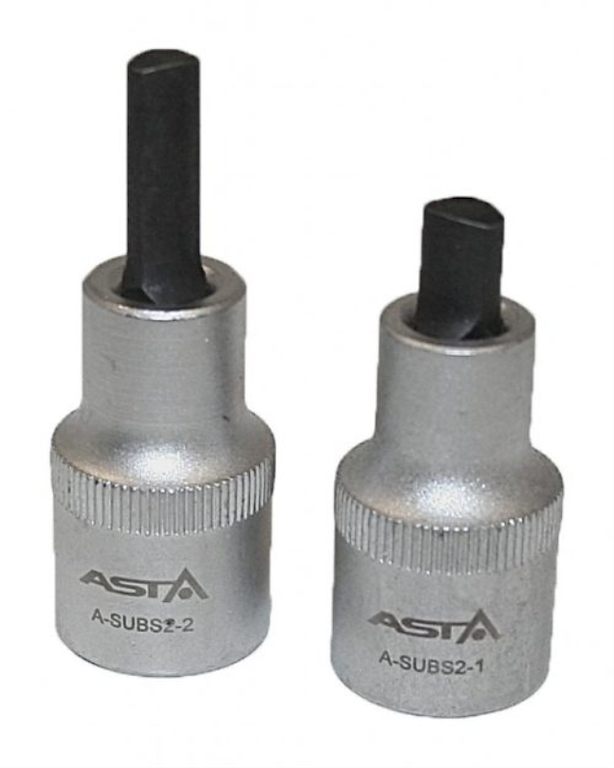 "Ključevi nasadni za blokadu amortizera prihvat 1/2"" 5x7x60mm - 5,5×8,2x48mm 2/1 ASTA"