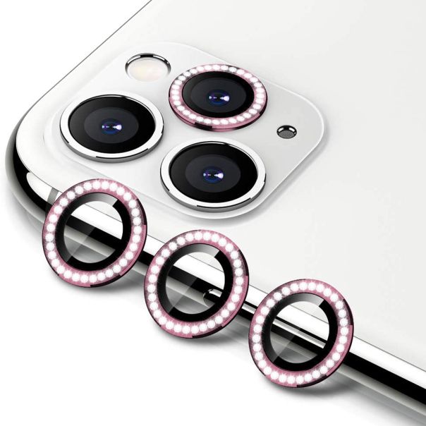 Zaštita za kameru Diamond Premium za Iphone 11 Pro/11 Pro Max, roza