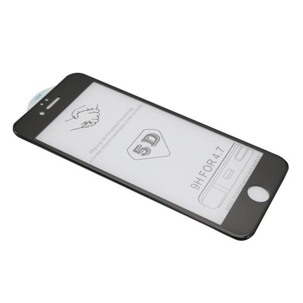 Folija za zaštitu ekrana Glass 5D za Iphone 6G/6S, crna