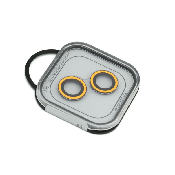 Folija za zaštitu kamere Glass LUXO za iPhone 15/15 Plus, žuta