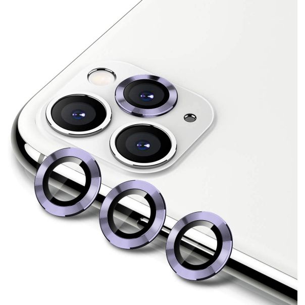 Zaštita za kameru Ring za Iphone 11 Pro/11 Pro Max, ljubičasta