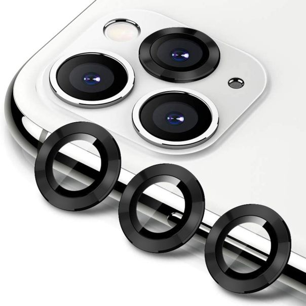 Zaštita za kameru Ring za Iphone 11 Pro/11 Pro Max, crna