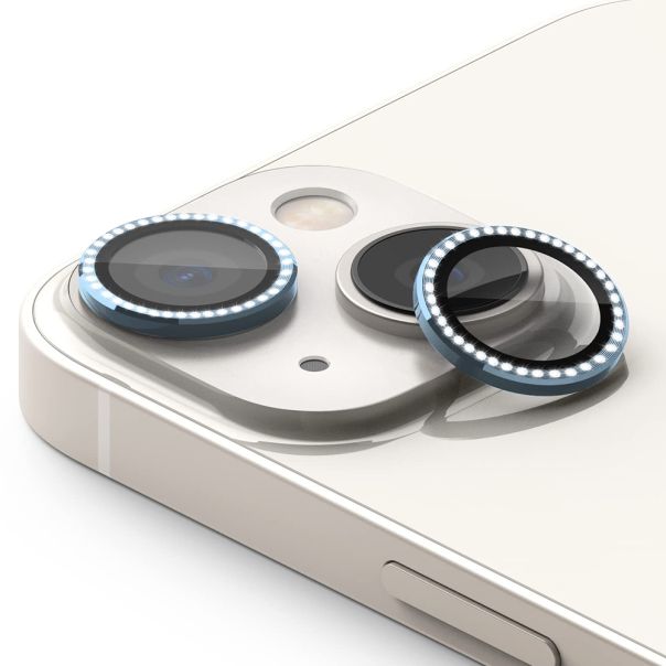 Zaštita za kameru Diamond za iPhone 15/iPhone 15 Plus, plava