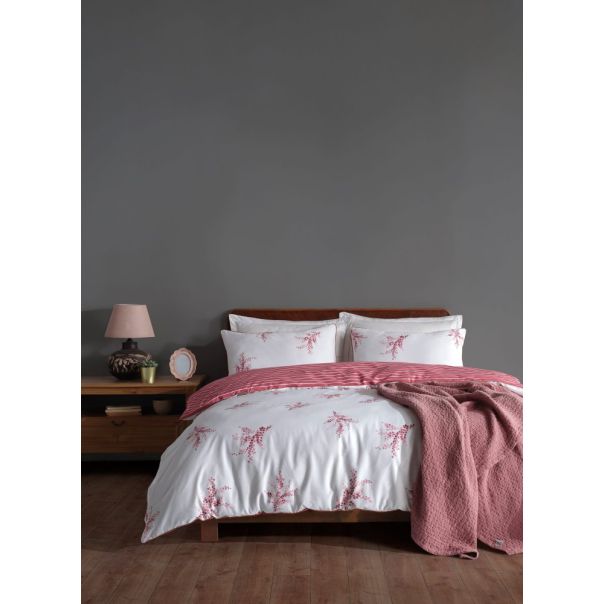 L`ESSENTIEL MAISON Ranforce posteljina 140x200 cm Meltem Pink