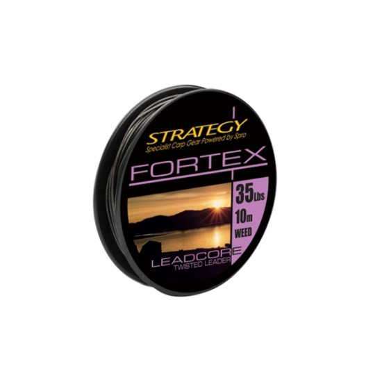 STRATEGY FORTEX LEADCORE 35LB 10M WEED