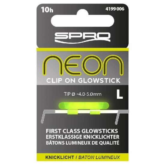 SPRO CLIP ON NEON STICK GREEN SIZE L