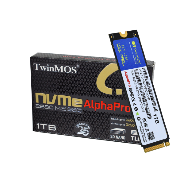 SSD M.2 NVMe Gen3 x4 2TB TwinMOS 3600MBs3250MBs NVMe2TB2280AP