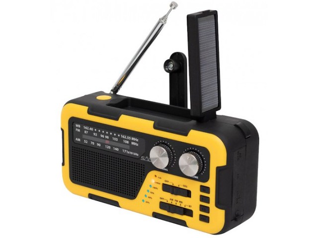 Solarni RPH2 prenosni radio AM/FM/Bluetooth/USB/SD 5 W