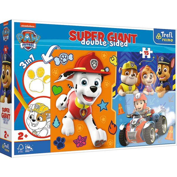 TREFL Puzzle Paw Patrol - 15 delova