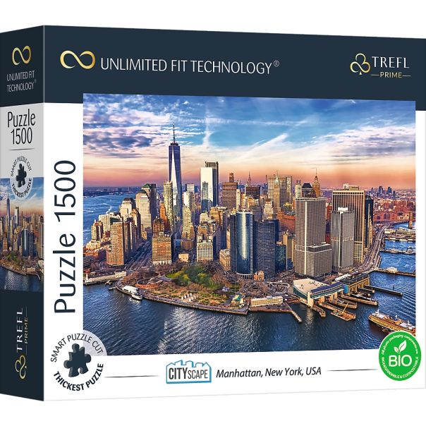 TREFL Puzzle New York Manhattan, USA -1.500 delova