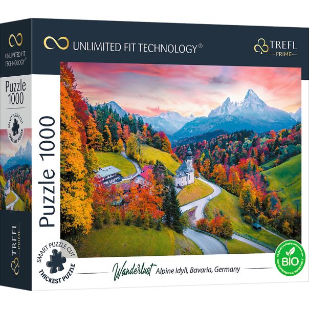 TREFL Puzzle At the Foot of Alps, Bavaria, Germany -1.000 delova