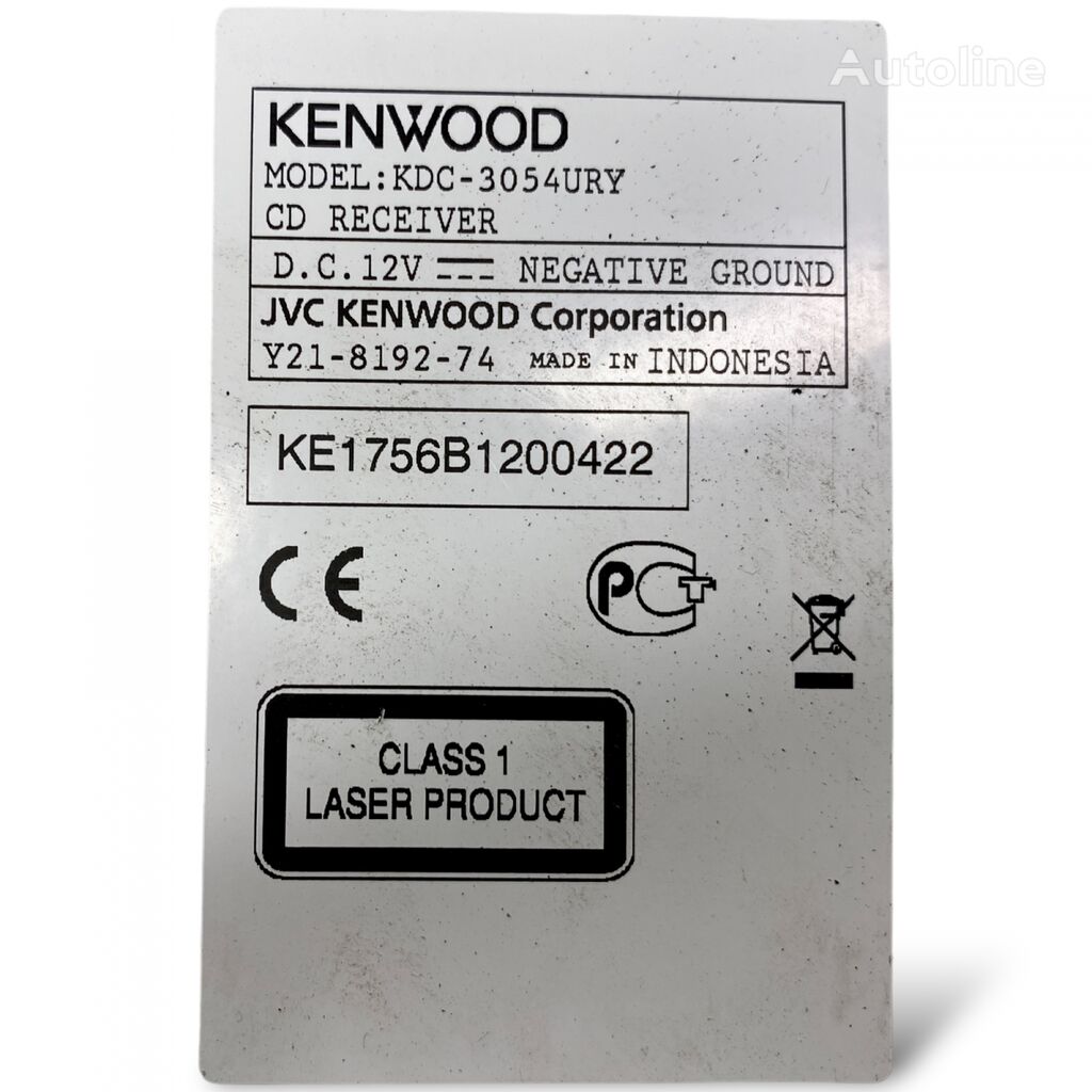 Kenwood Urbino (01.99-) autoradio za Solaris Urbino, Alpino, Vacanza (1999-) autobusa