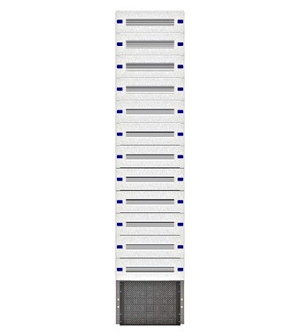 Metalno mod.kuć.42HU komplet, mont.ploča 6HU, 1932x420x150mm
construction sample from top side: 12xG3, B6, including insert supporters 42HU and perforated mounting plate 6HU, H=1932 W=420 D=150mm...