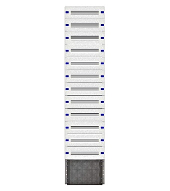 Metalno mod.kuć.42HU komplet, mont.ploča 6HU, 1932x428x150mm
construction sample from top side: 12xG3, B6, including insert supporters 42HU and perforated mounting plate 6HU, H=1932 W=428 D=150mm...