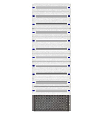 Metalno mod.kuć.39HU komplet, mont.ploča 6HU, 1794x640x150mm
construction sample from top side: 11xG3, B6, including insert supporters 39HU and perforated mounting plate 6HU, H=1794 W=640 D=150mm...