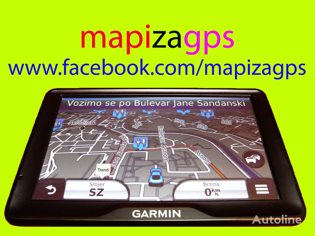 MAPS za sve vrste navigatsiјe, mobilne, tablete i fabrichke navigatsiјe
