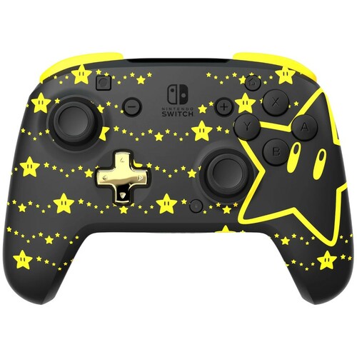 PDP Nintendo Switch Wireless Controller Rematch - Super Star Glow In The Dark