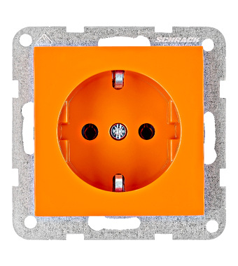 Monofazna šuko utičnica na stezaljke, narandžaste boje
VISIO S 55 (55x55)
