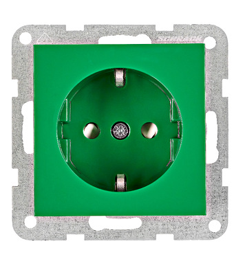 Utičnica, sigurnosni zatvarač, kavezne stege, zelena
VISIO S 55 (55x55)
