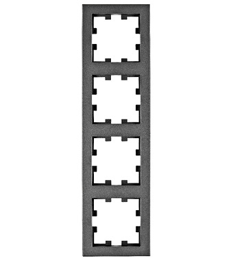 Četvorostruki okvir, dizajn CUBIC, antracit
VISIO S 55 (55x55)