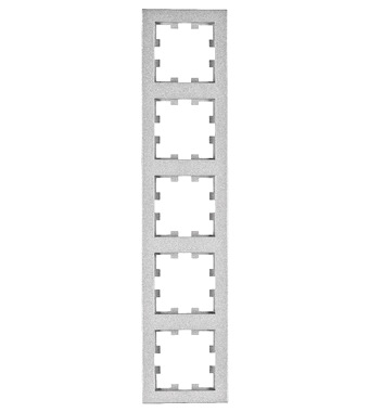 Petostruki okvir, Design CUBIC, srebrni
VISIO S 55 (55x55)