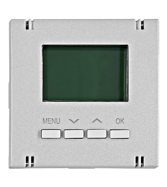 Digitalni sobni termostat - gornji deo, grejanje, srebrni
VISIO S 55, kompletirati s umetkom termostata: EV103009--