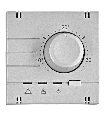 Analogni sobni termostat - gornji deo, grejanje, srebrni
VISIO S 55, kompletirati s umetkom termostata: EV103009--