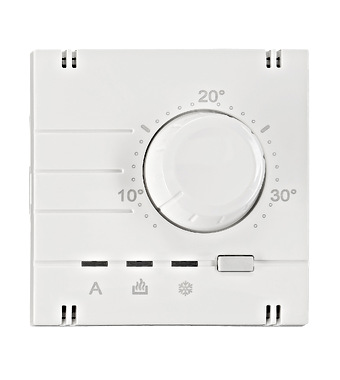 Analogni termostat - gornji deo, grejanje/hlađenje, bela
VISIO S 55, kompletirati s umetkom termostata: EV103061--