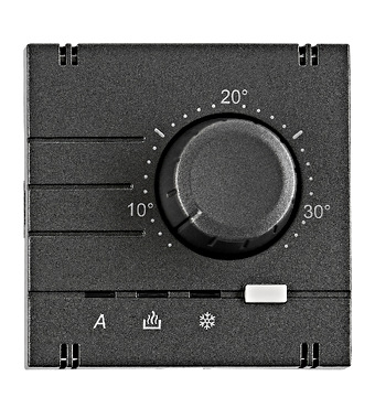 Pokrov analognog termostata za grejanje/hlađenje, antracit
VISIO S 55, kompletirati s umetkom termostata: EV103061--