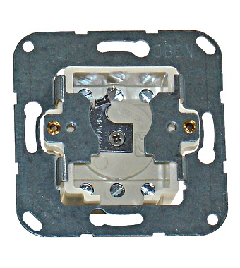 Centralna ploča za ključ-prekidač,sa simbolima i otvorom
Vijčane priključne stezaljke, za ugradnju polucilindar brave: EL123000-- ili EL123010--