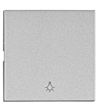 Tipka S 50 sa simbolom svetla, srebrna
VISIO S 50 (50x50)