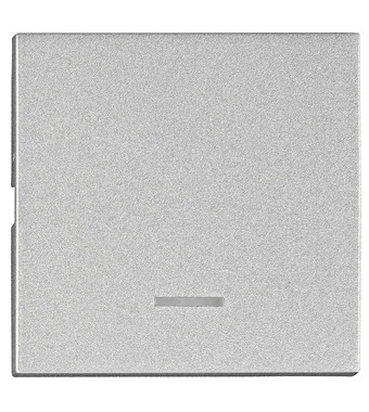 Tipka S 50 sa providnim indikatorom, srebrna
VISIO S 50 (50x50)