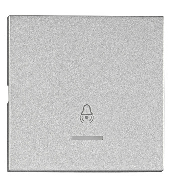 Tipka S 50, providna indikacija, simbol zvona, srebrna
VISIO S 50 (50x50)