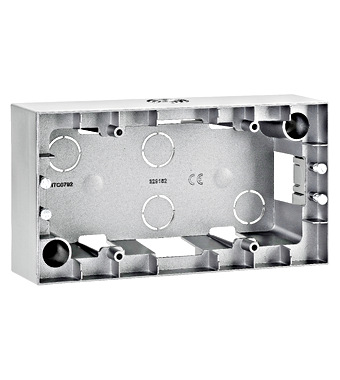 dvostruka nazidna kutija, srebrna
VISIO S 50 (50x50), VISIO 50