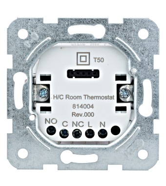 Digitalno/analogni termostat sa meh. za grejanje/hlađenje
Za integraciju u VISIO S 50 kompletirati s pokrovom (odabrati jedan od ponuđenih pokrova): EV103062--(digitalni, bijeli), EV113062--(digi...