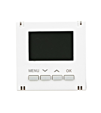 Digitalni termostat top modul, grejanje/hlađenje, bele boje
VISIO S 50, kompletirati s umetkom termostata: EV103061--