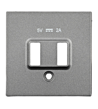 Pokrov za USB konektor, antracit boje
Kompletirati s umetkom EV103051--