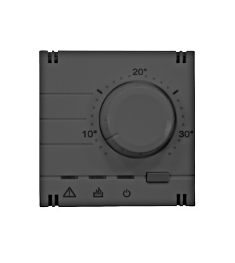 Pokrov za analogni sobni termostat, antracit
VISIO S 50, kompletirati s umetkom termostata: EV103009--