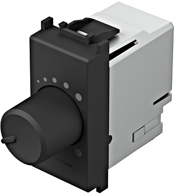 Rotacioni dimer LED RLC 0-60W veličine 1M, crne boje
rotacijski s izmjeničnom sklopkom, opterećenje: LED, 0 – 60 W (maks. 6 LED dimabilnih izvora), napajanje 230V AC [50Hz], moguća je kombinacija...
