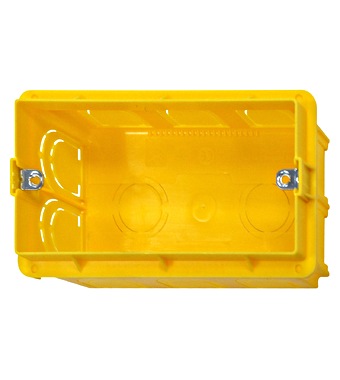 Kutija uzidna MO 4M, dubina 49mm, 650°C 500V halogen free
pravougaona kutija za zid od cigle PM4 (DM40) || 650°C, 400V AC; u skladu sa normom IEC 60670-1; bez halogena