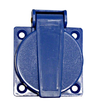 Priključnica plavi poklopac, vijčane stezaljke IP54