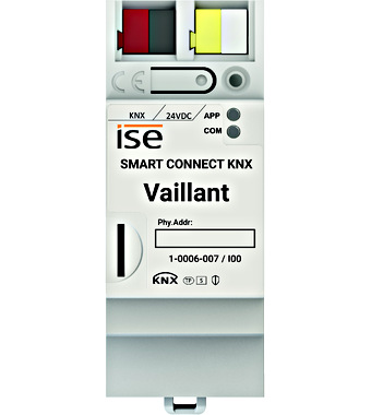 KNX-SMART CONNECT Vaillant
Zajedno sa sensoCOMFORT ili multiMATIC sistemskim kontrolerom, ise smart connect KNX Vaillant nudi integraciju između eBUS-a i KNX-a, tako da Vaillant sistemi grejanja ...