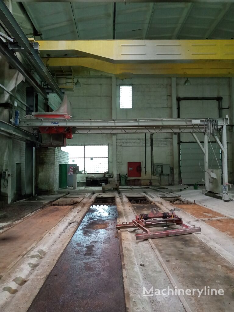 Betonorazdatchik poluportalnyy tehnologicheskoy linii KUBAT mašina za armiranje betona