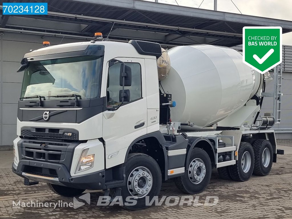 Novi Volvo FMX 430 8X4 NEW! UNUSED! DayCab Mixer 9m3 FML Euro 6 kamion s mešalicom za beton