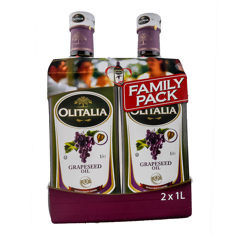 Olitalia Grapeseed oil Family Pack - Olitalia- ulje od kostica grožđda porodicno pakovanje 2 x1 l