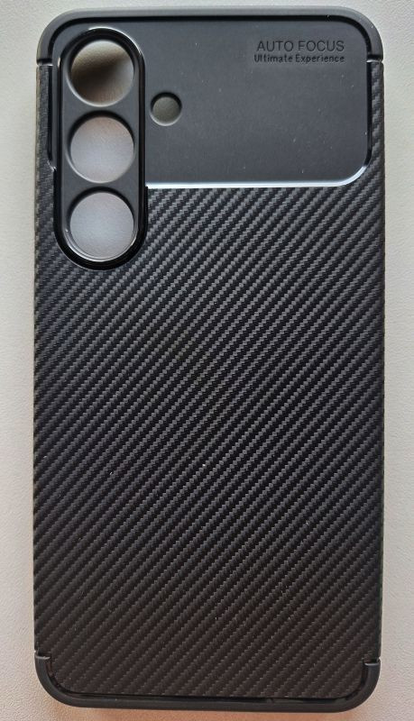 TPU MASKA CARBON ZA SAMSUNG SM-S921B, GALAXY S24 2024 (6.2") CRNA