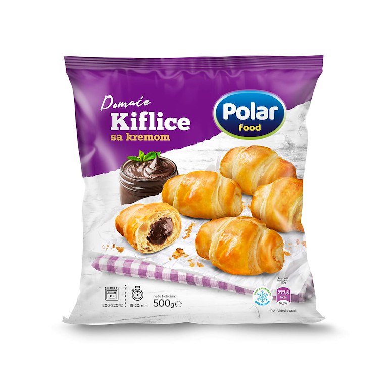 Polar food kiflice domaće sa kremom 500g polar food