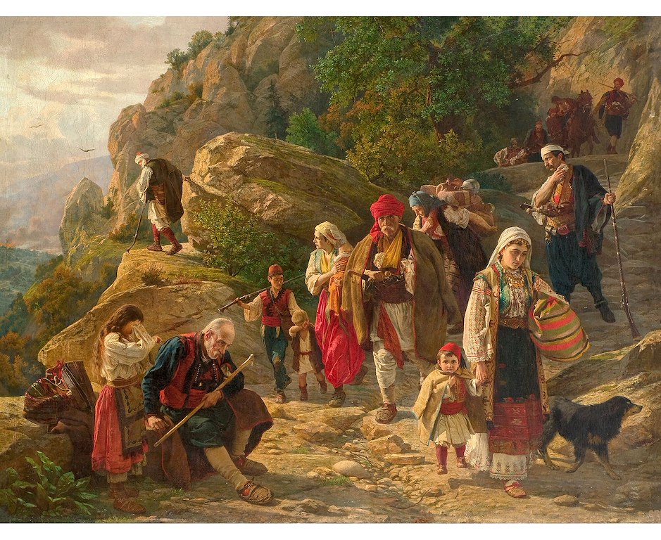 Uroš Predić - Hercegovačke izbeglice - IMUP-3