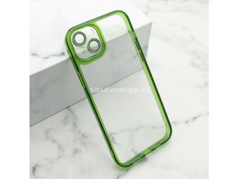 Futrola DIAMOND LENS za iPhone 15 Plus (6 7) zelena